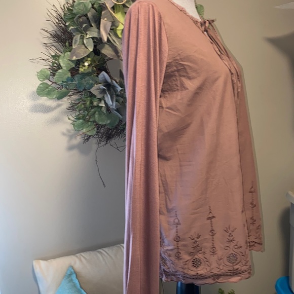 Nine West | Tops | Nine West Vintage America Bohemian Peasant Cut Out ...